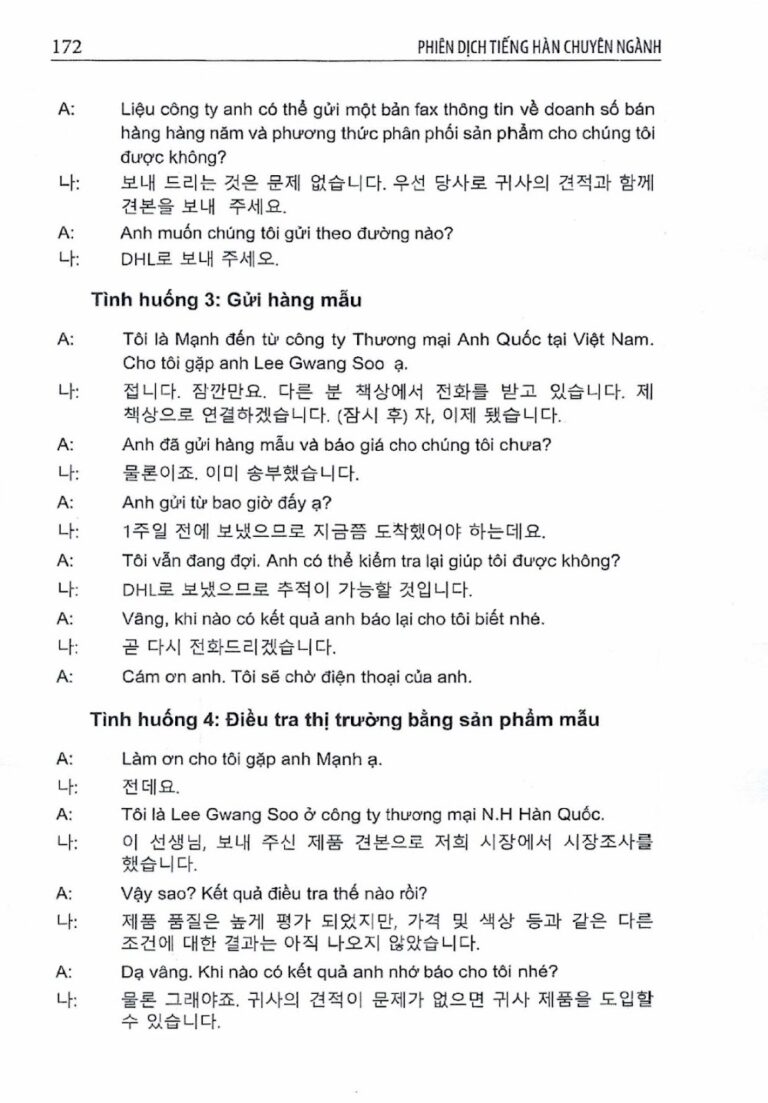 Tải file sách Phiên dịch tiếng Hàn chuyên ngành kinh tế thương mại(PDF)